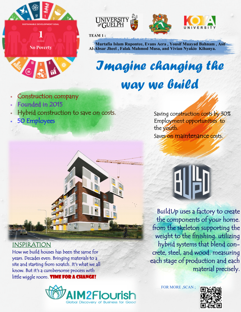 SDG 1 – No Poverty – Team 1 – Student Reflections on Innovations and the SDGs: a COIL 2024 ...